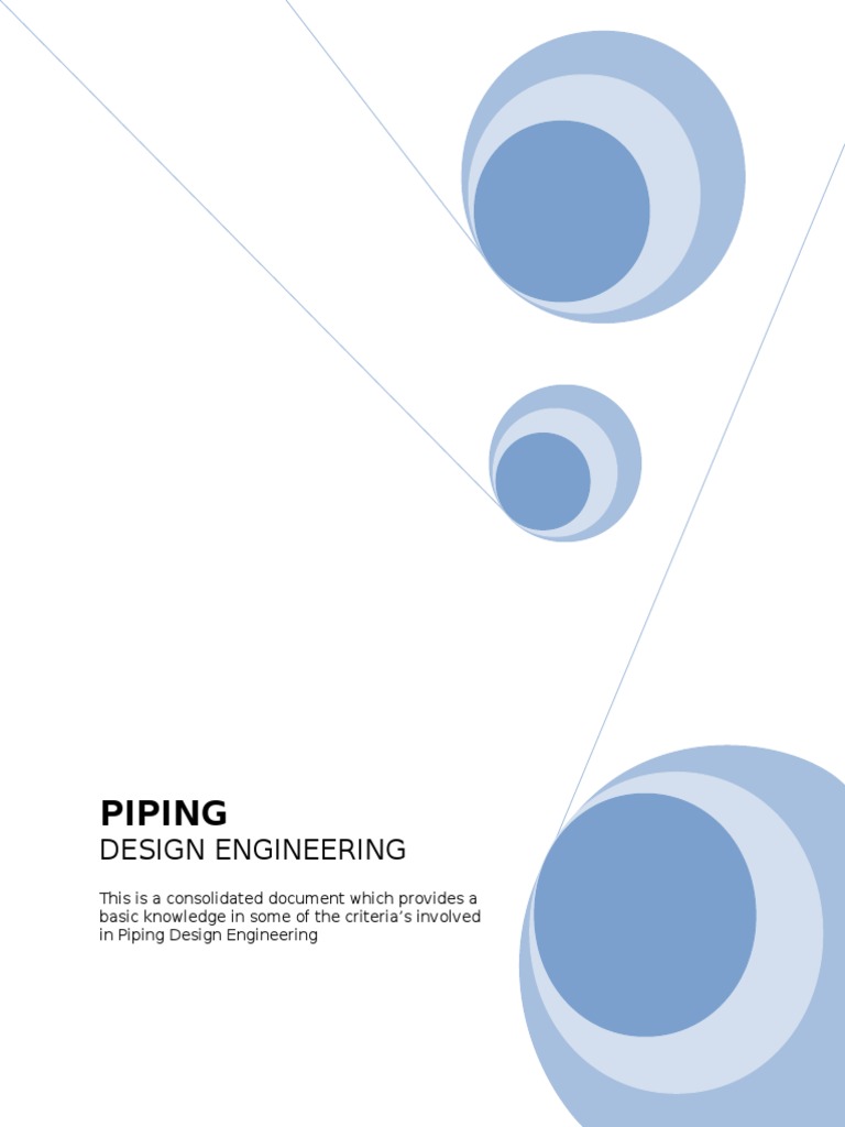 Basics of Piping | PDF | Pipe (Fluid Conveyance) | Applied And Interdisciplinary Physics