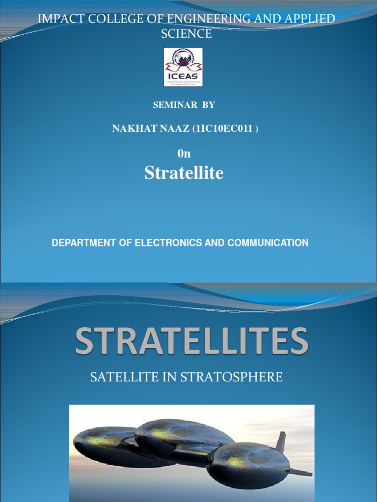 Stratellite | PDF | Satellite | Internet Access