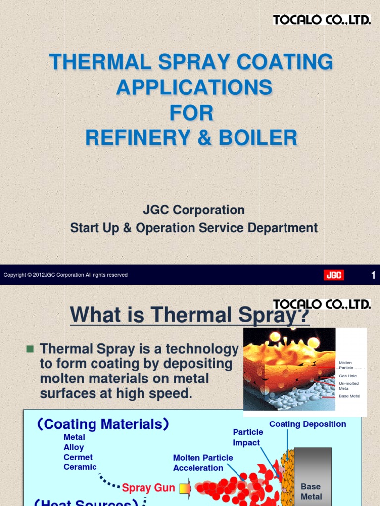 Thermal Spray Coating For Boiler | PDF | Boiler | Corrosion