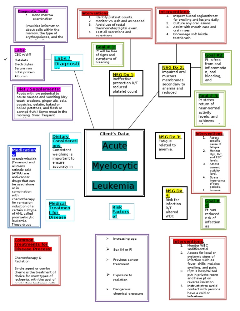 ConceptMap (AML) | PDF | Leukemia | Medical Specialties