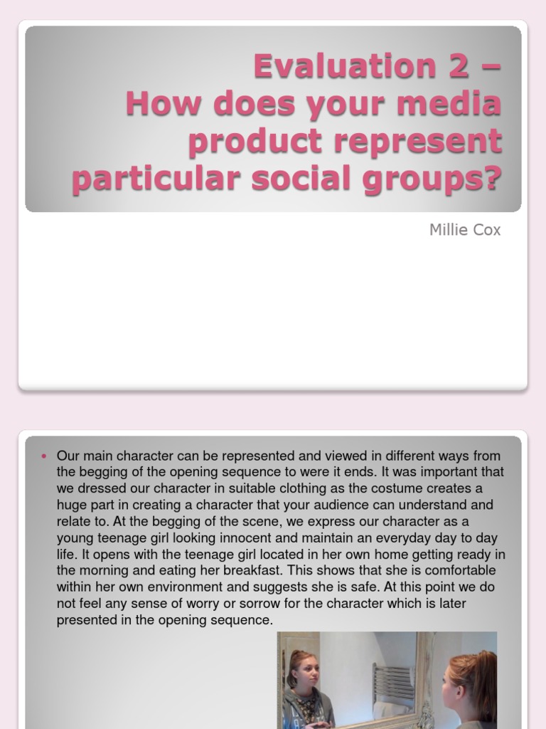 Evaluation Question 2 | PDF | Clothing | Adolescence