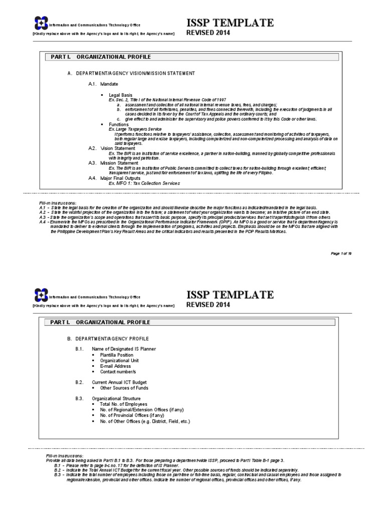 2014 Issp Template | Internal Revenue Service | Information And Communications Technology