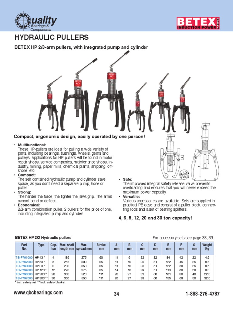 03 Pullers | PDF | Bearing (Mechanical) | Machines