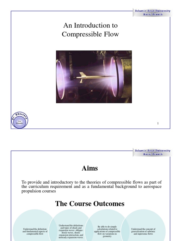 An Introduction To Compressible Flow: Gas Dynamics | PDF
