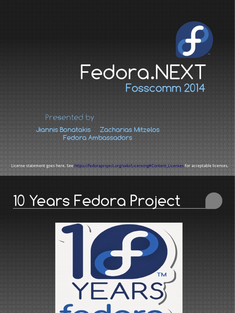 Fedora Next | PDF | Fedora (Operating System) | Linux Distribution