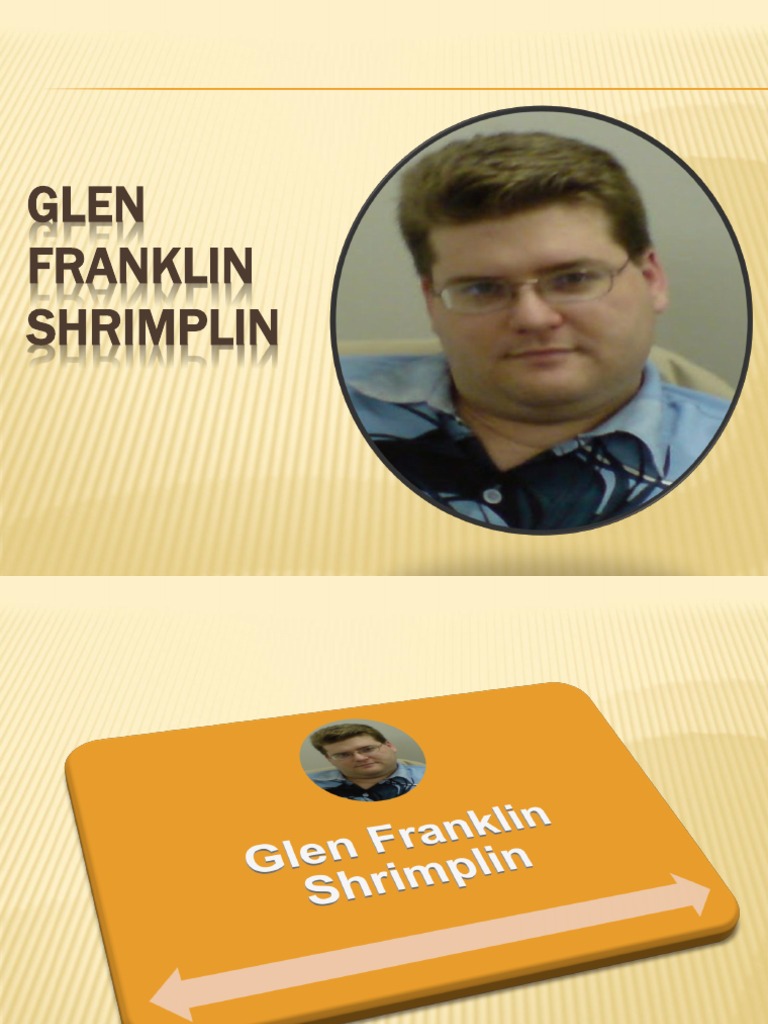 Glen Franklin Shrimplin | PDF