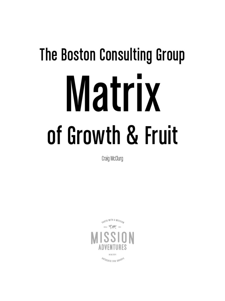The Boston Consulting Group: Matrix | PDF | Business | Computing And ...
