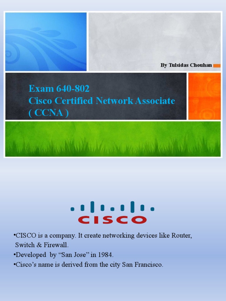 Exam 640-802 Cisco Certified Network Associate (Ccna) : by Tulsidas ...