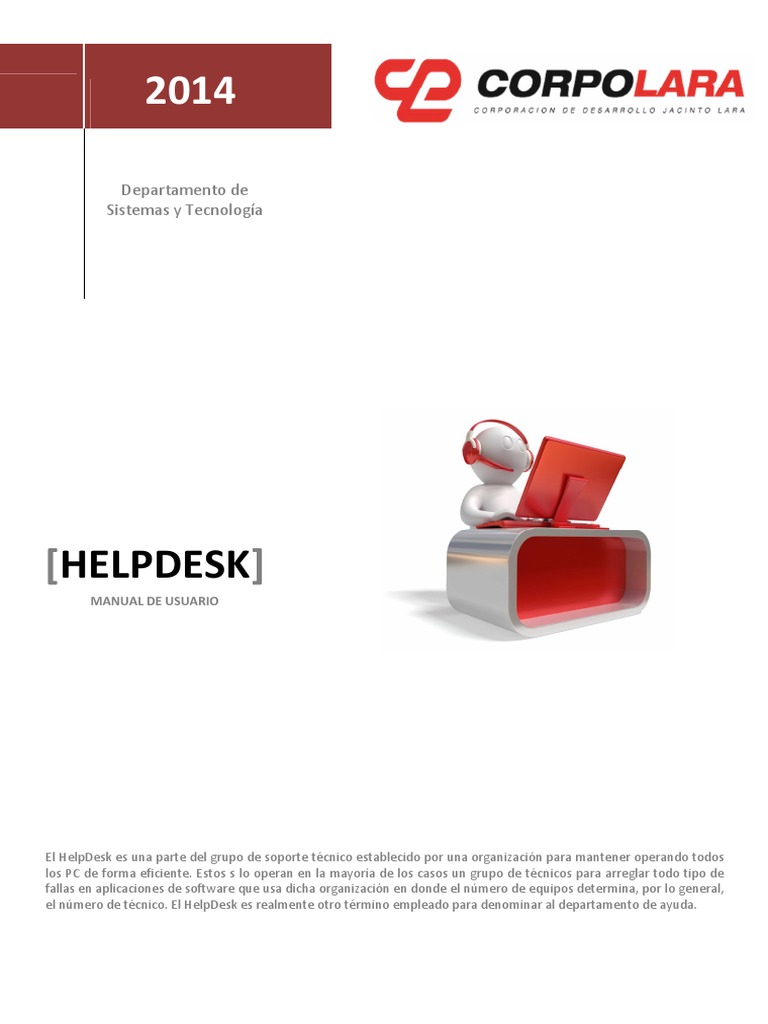 Manual de Usuarios HelpDesk PDF | PDF | Mesa de ayuda | Tecnología digital
