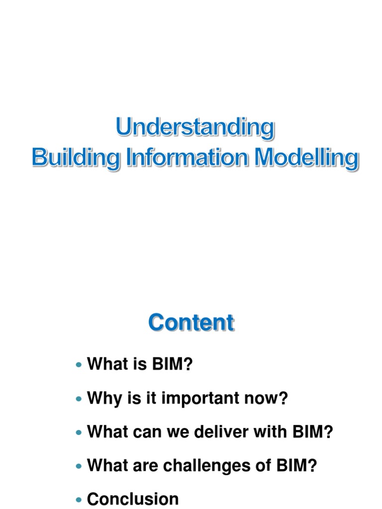Understanding Bim | PDF | Building Information Modeling | Science And ...