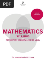 Mathematics Syllabus Jhs 1-3 | PDF | Educational Assessment | Test ...