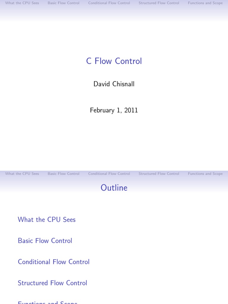 2 Program Structure | PDF | Control Flow | Subroutine
