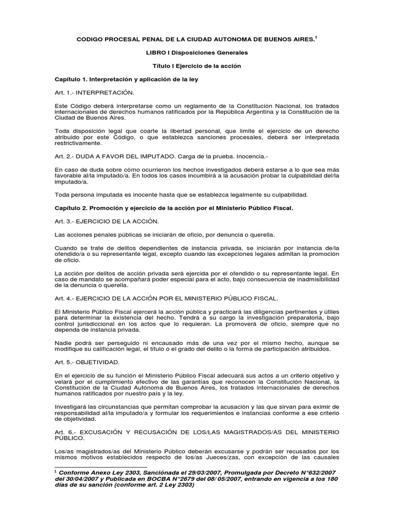 377 - LEY #2303 - Código Procesal Penal CABA | PDF | Ley procesal | Jurisdicción