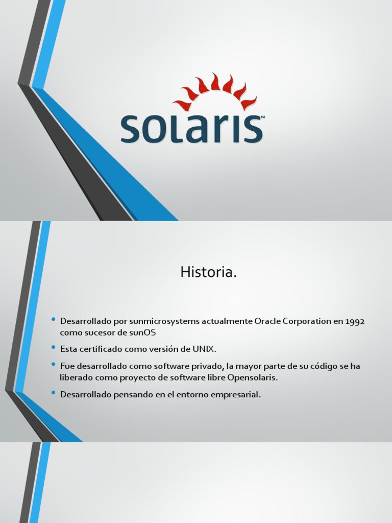 Sistema Operativo Solaris. | PDF | Hardware de la computadora ...