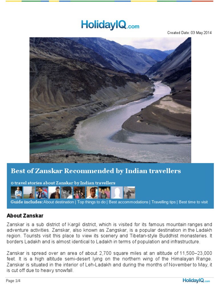 Exploring the Remote Himalayan Region of Zanskar: A Guide to its ...
