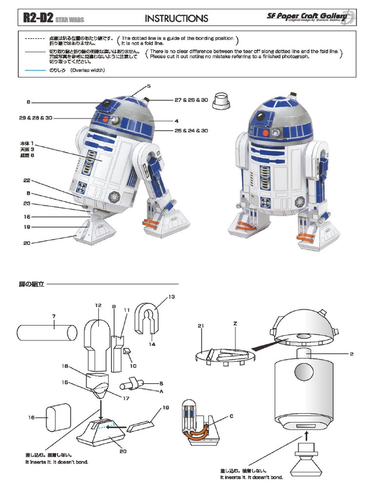 R2D2 Papercraft | PDF