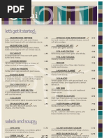 Olivers Menu | PDF | Hamburgers | Salad