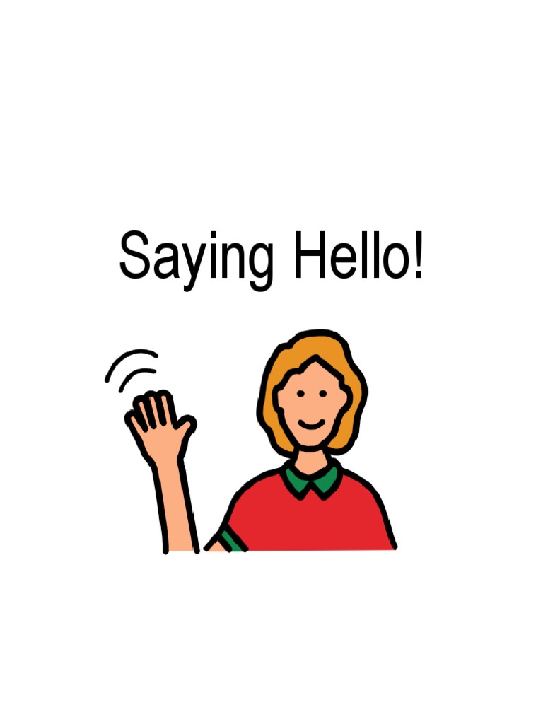 Greeting Social Story | PDF | Language Arts & Discipline