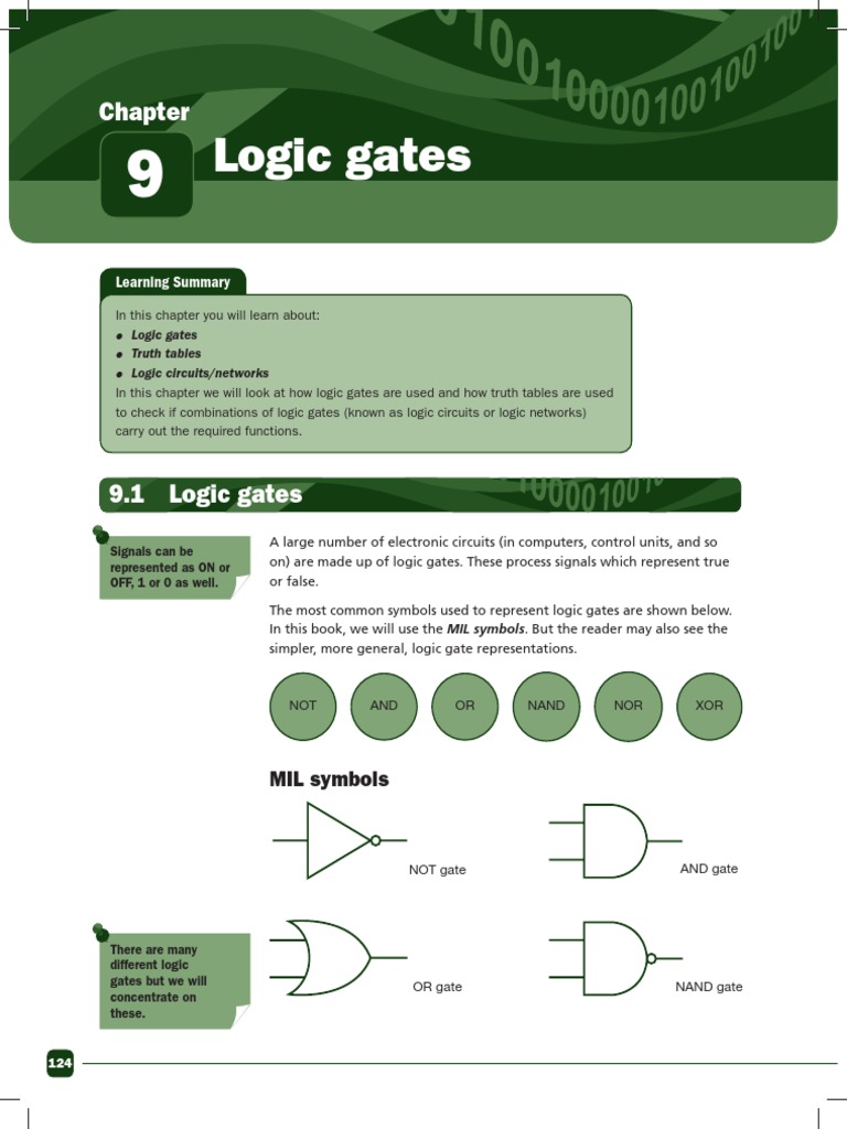 Logic Gate | PDF | Logic Gate | Electronic Circuits