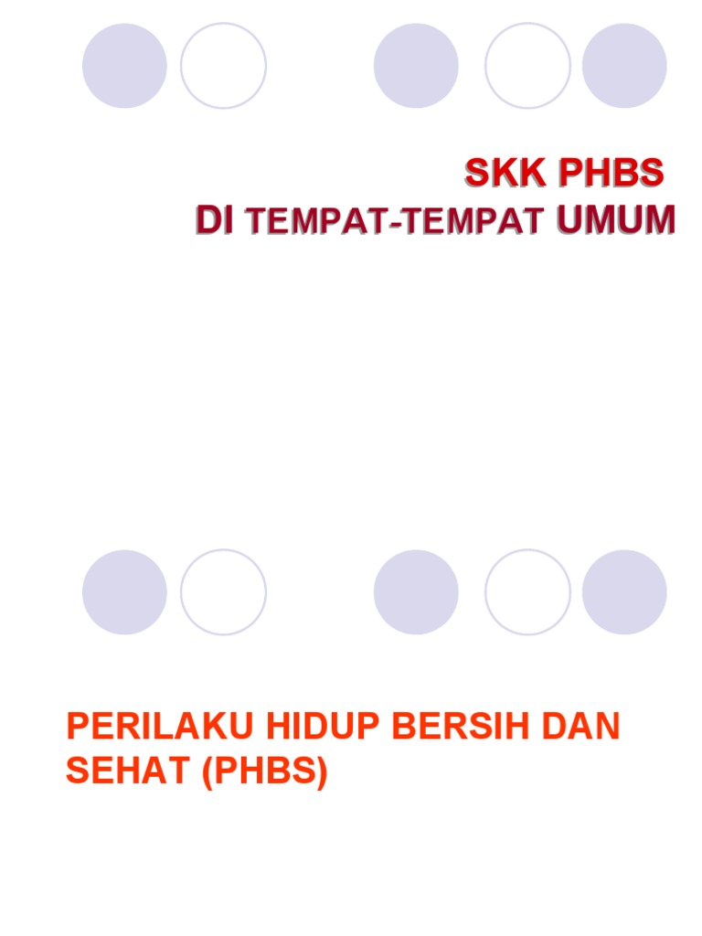 SKK PHBS Ttu | PDF