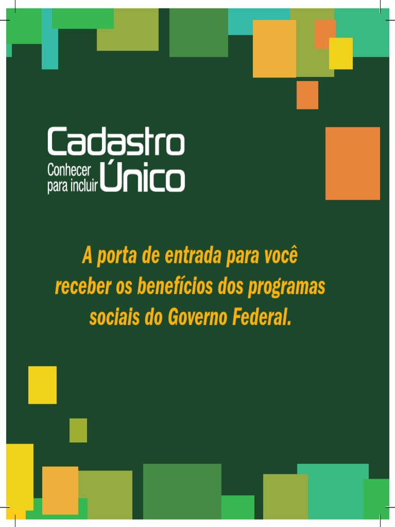 Cartilha Cadastro Unico | PDF | Salário mínimo | Família