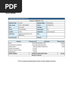Accenture September 2013 Payslip | PDF | Government Finances | Taxes