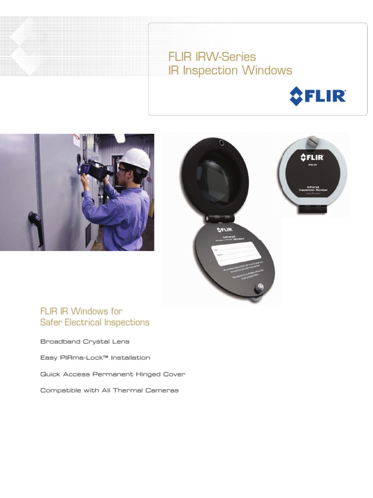 FLIR IR Windows Brochure | PDF | Camera | Equipment
