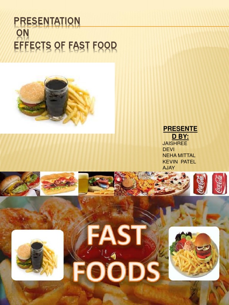 Effects of Fast Food | PDF