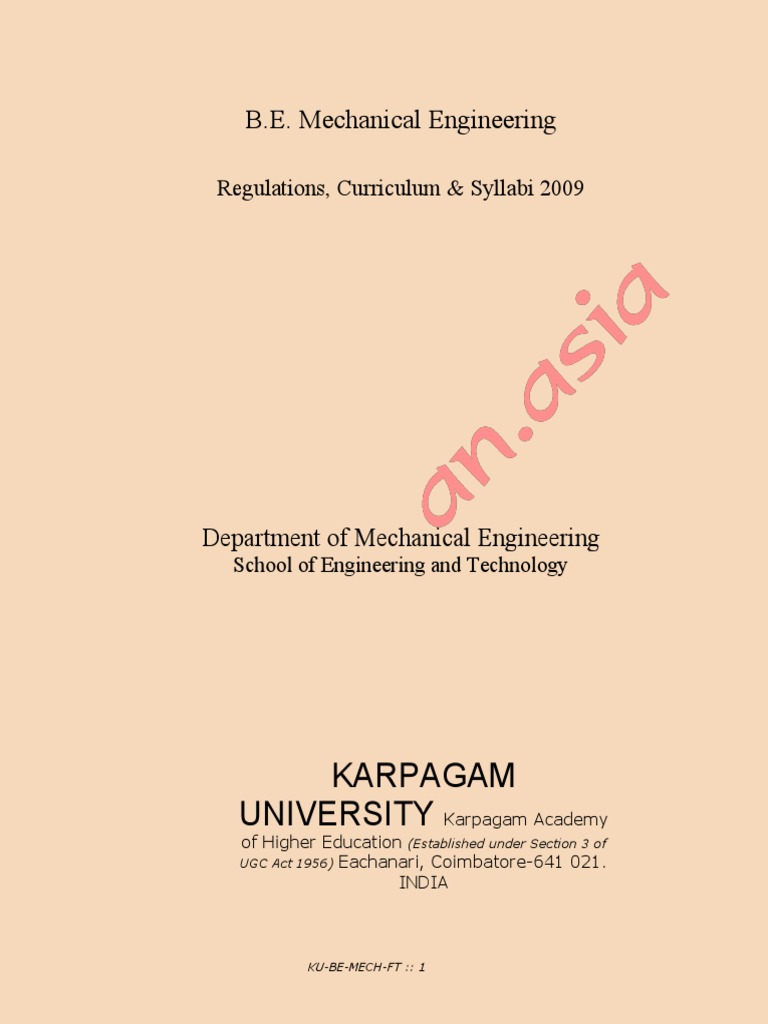 Mechanical Syllabus For Engineering Students | PDF | Semiconductors ...