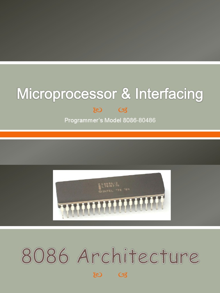 Programmer's Model 8086-80486 | PDF | Instruction Set | Computer Hardware