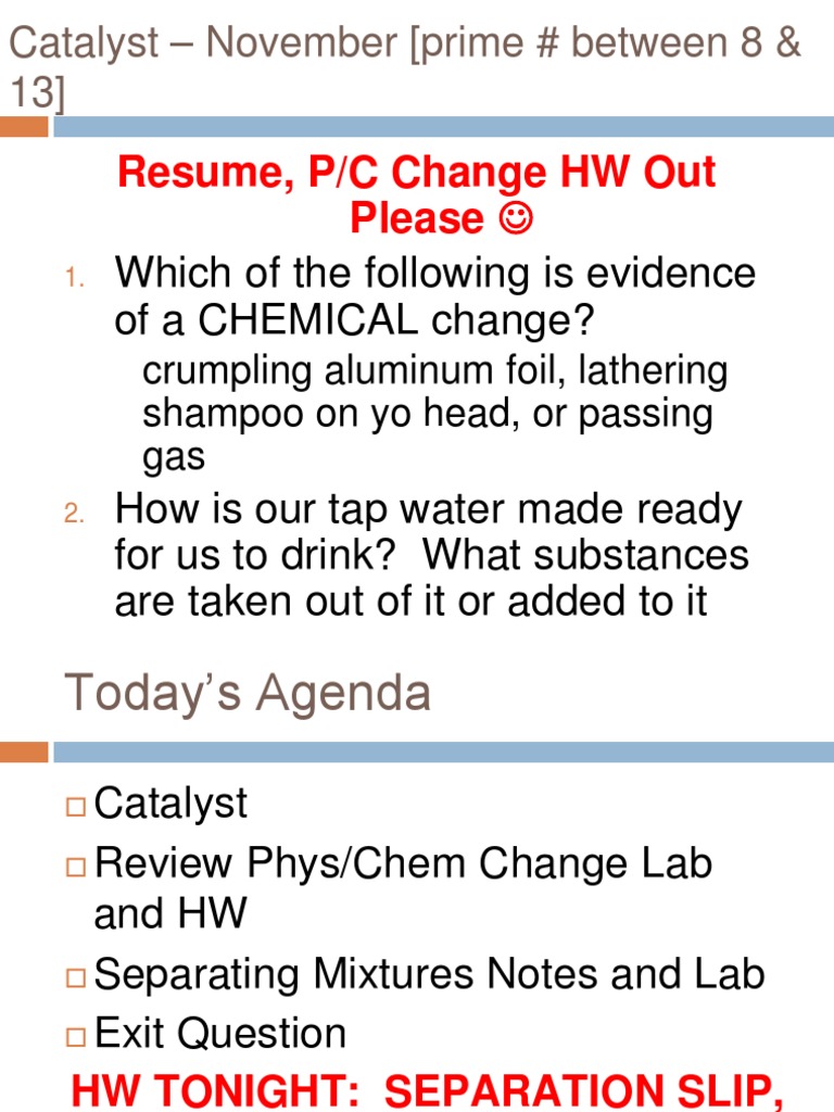 5.3 (Separating Mixtures) | PDF | Filtration | Crystallization