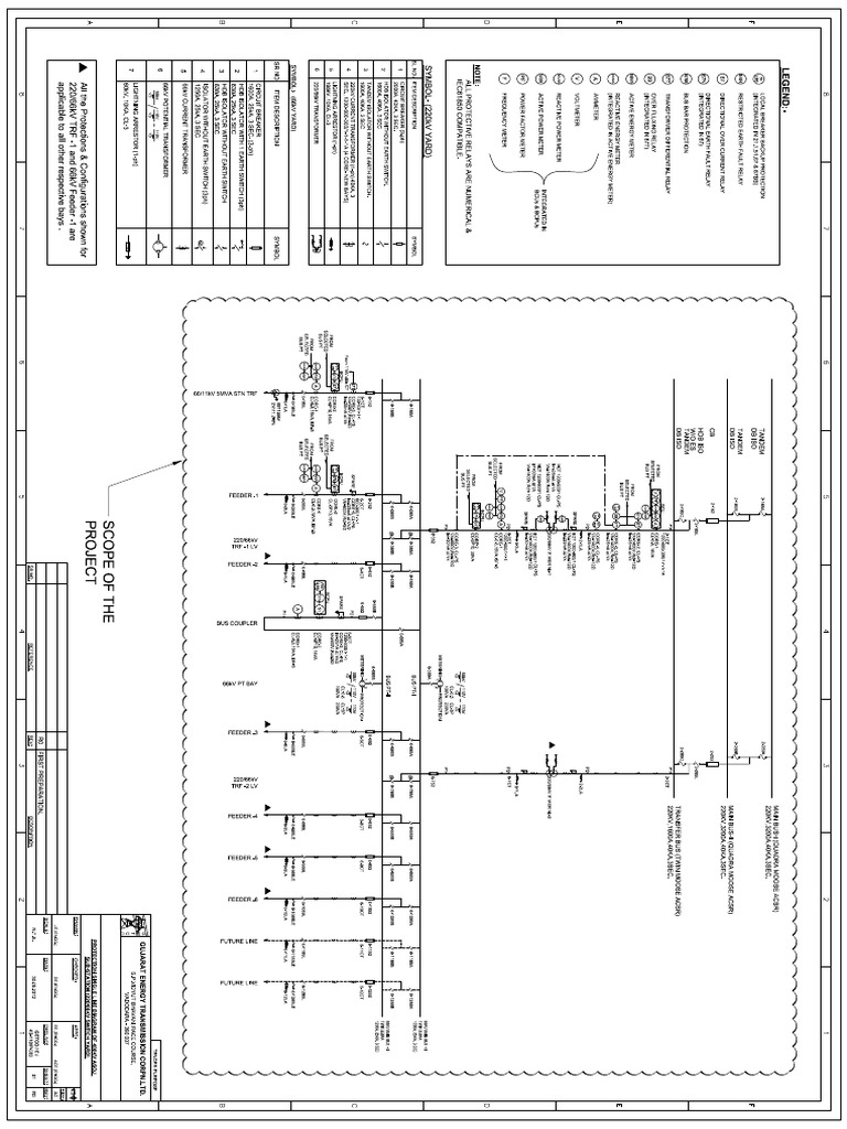 Single Line Diagram 400Kv Substation | PDF | Foreign Language Studies