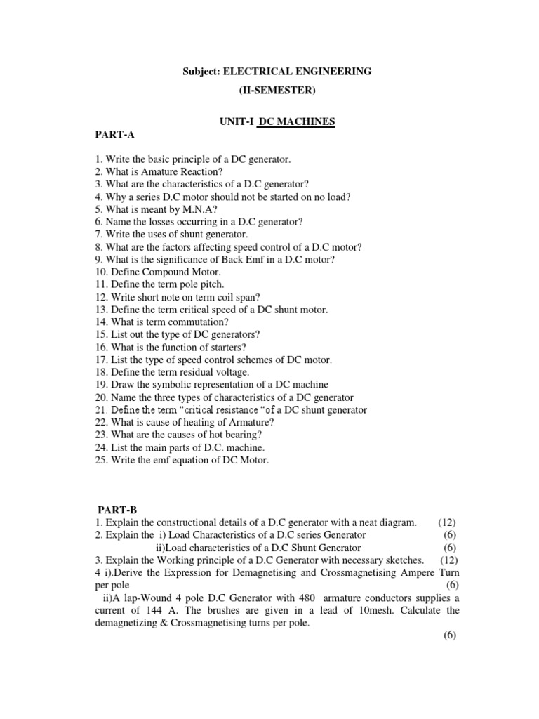 DC Machines, Transformers, Synchronous & Induction Machines | PDF | Transformer | Physical ...