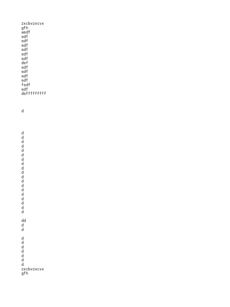 Placeholder Text Document | PDF