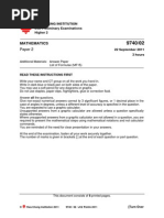 Nyjc h2 Math p1 Solution | PDF | Tangent | Analytic Geometry