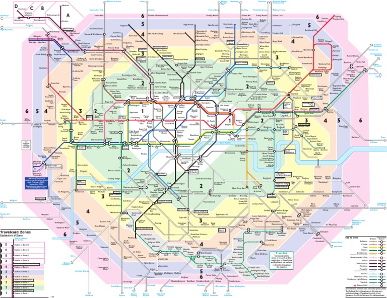 London Travel Zones Map Overview | PDF