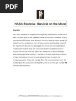 Moon Survival Exercise Rankings | PDF