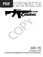 M4 Rifle PMI and Functions Check Guide | PDF | Rifle | Trigger (Firearms)