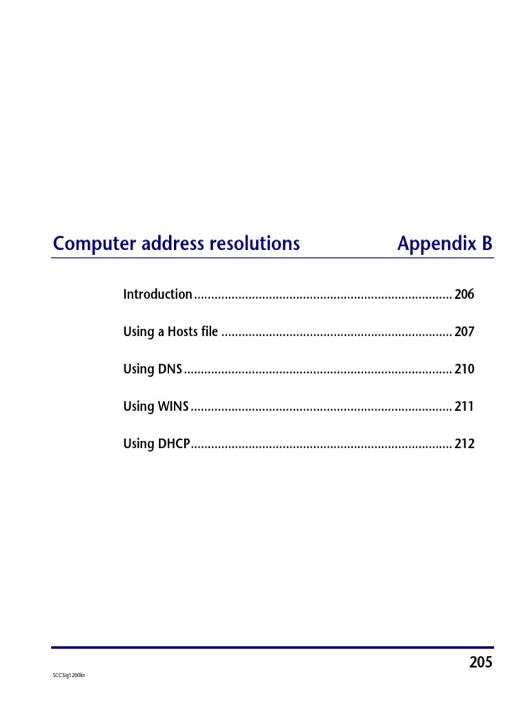 Appendix B Computer Addresses | PDF | Domain Name System | Ip Address