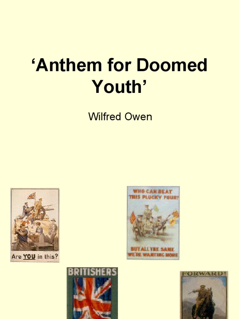 Anthem For Doomed Youth Power Point | PDF | Poetry