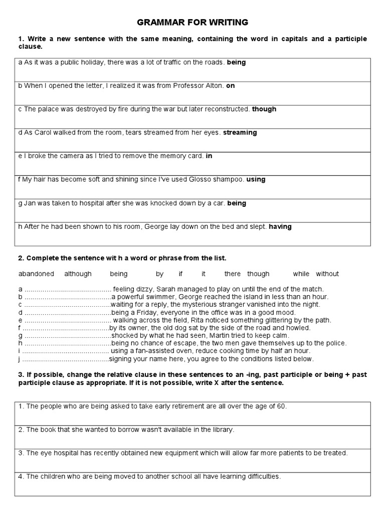 Grammar For Writing | PDF