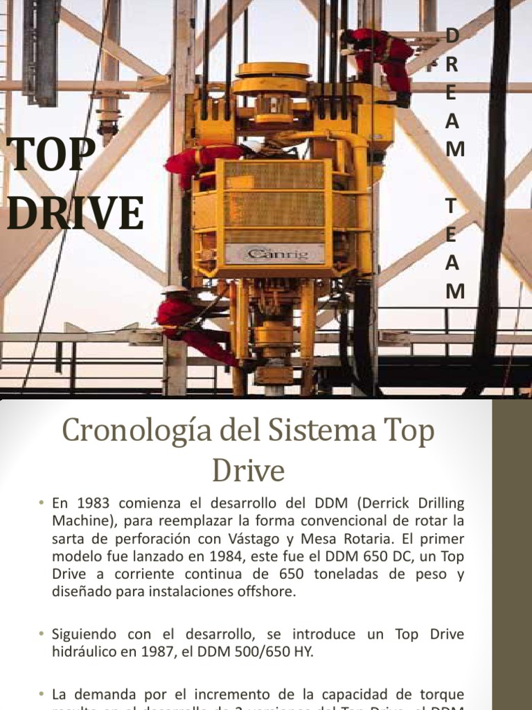 TOP DRIVE | Herramientas | Ingeniería mecánica