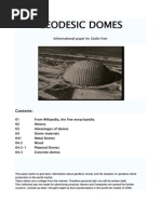 Geodesic Dome Construction Guide | PDF | Dome | Building Engineering