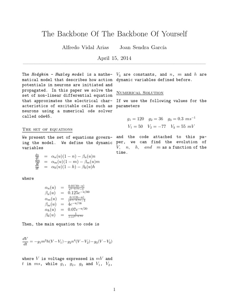 The Backbone of The Backbone of Yourself | PDF | Exponential Function ...
