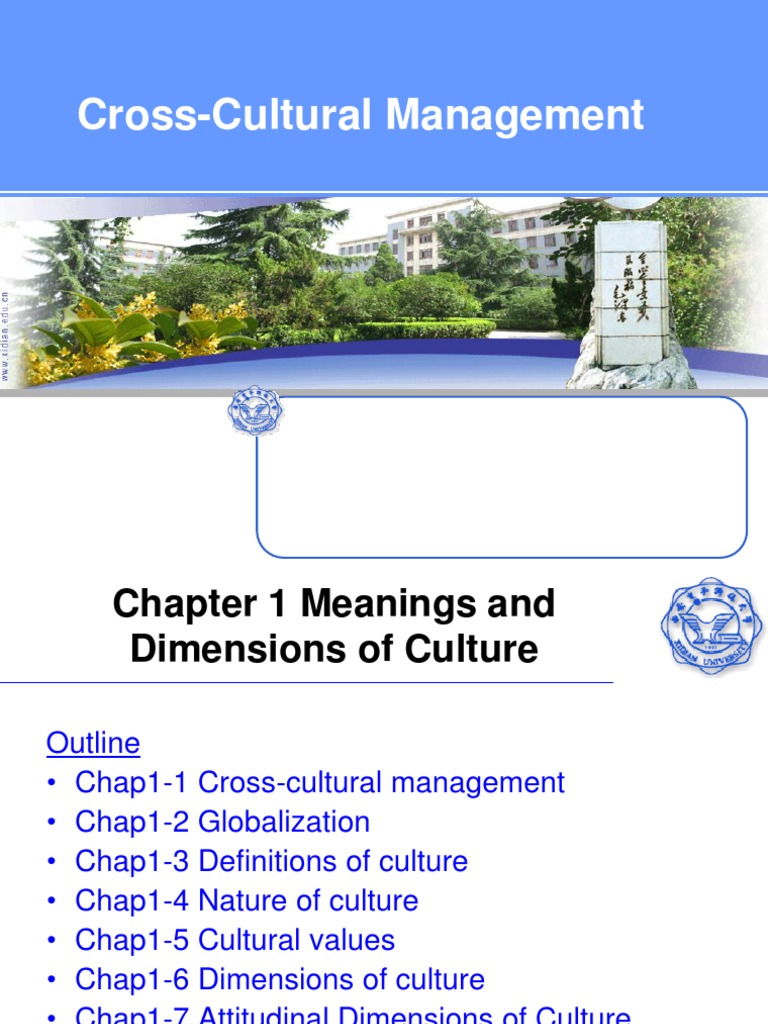 Cross Cultural Management | PDF
