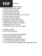 Himno A Chiapas Letra | PDF