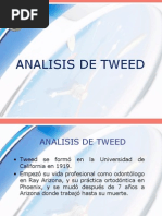 Análisis Cefalométrico de Tweed | PDF | Ortodoncia | Diente