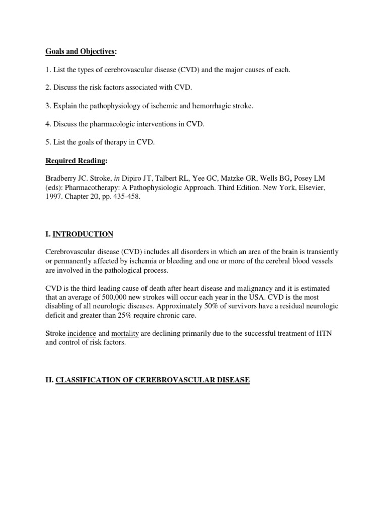 CVD Bleed | PDF | Stroke | Platelet