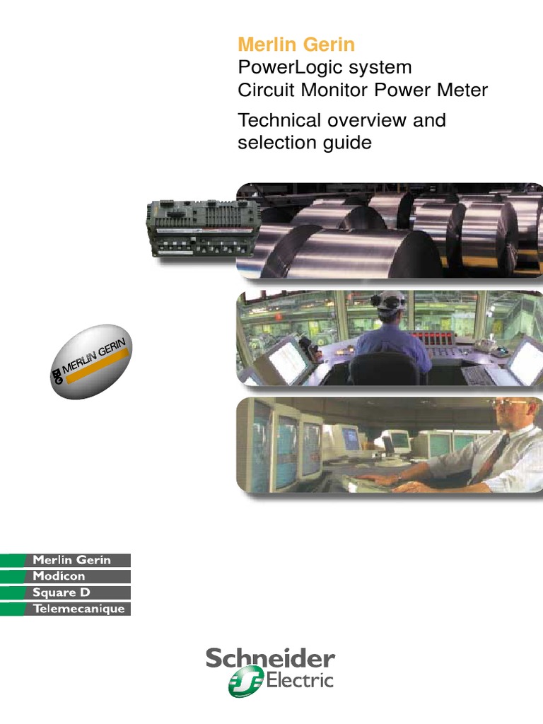 Merlin Gerin Power Logic | PDF | Relay | Computer Monitor