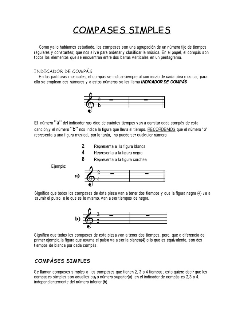 Los Compases Simples | PDF